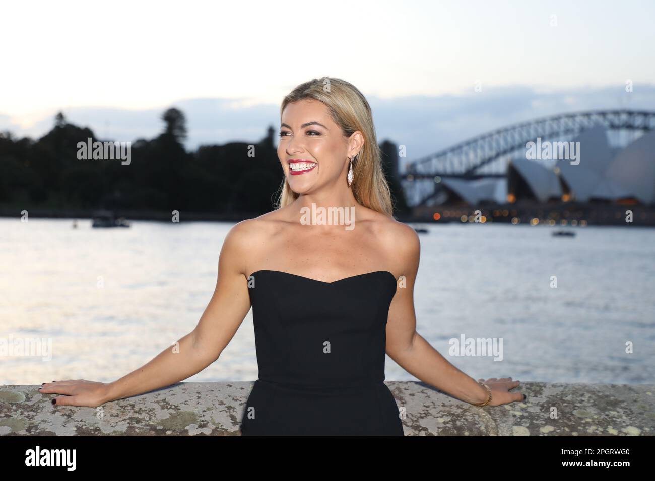 Sydney, Australia. 24th March 2023. Gabriella Power arrives on the red ...