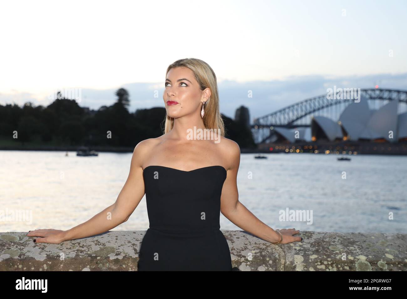 Sydney, Australia. 24th March 2023. Gabriella Power arrives on the red ...