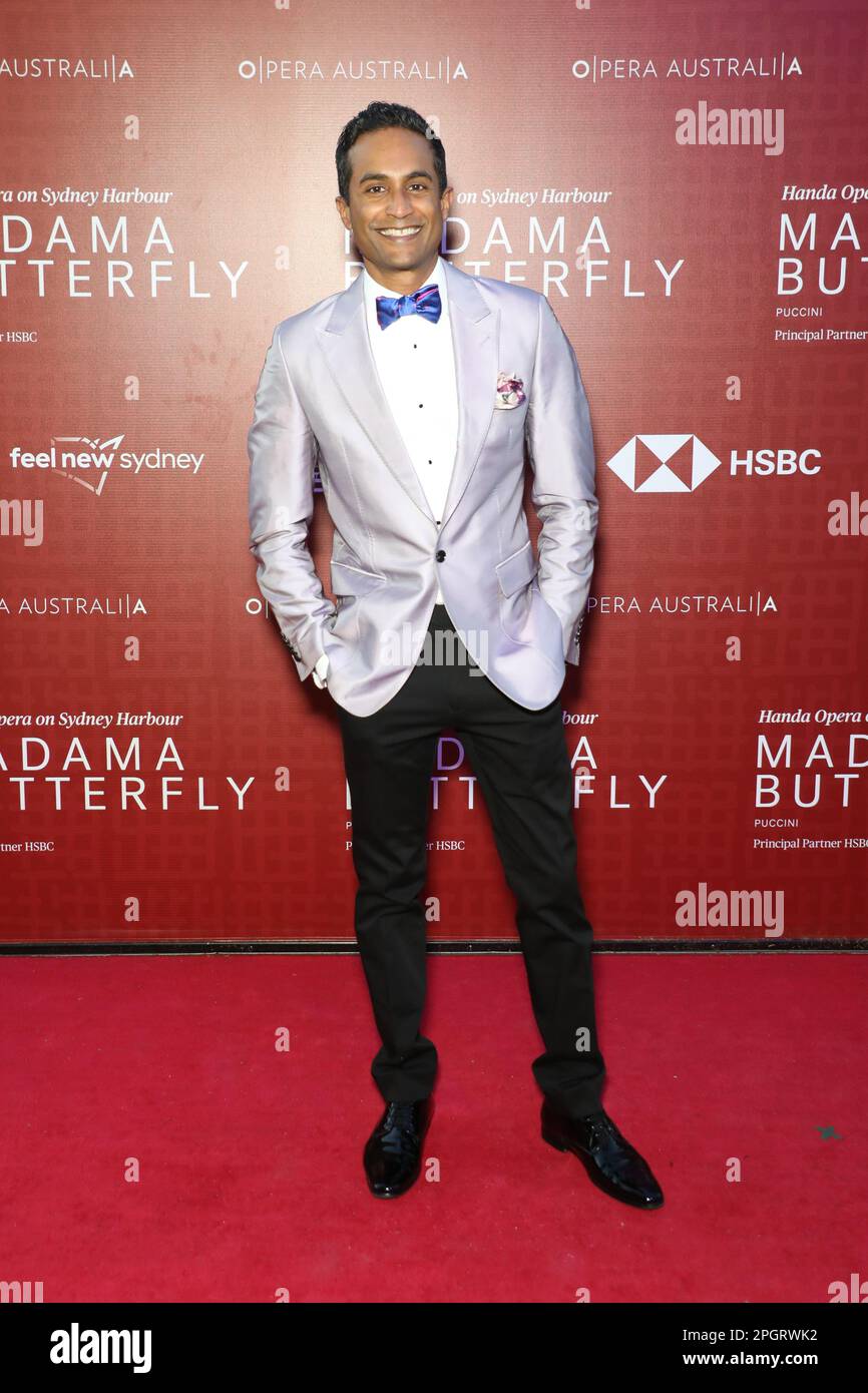 Sydney, Australia. 24th March 2023. Jeremy Fernandez arrives on the red ...