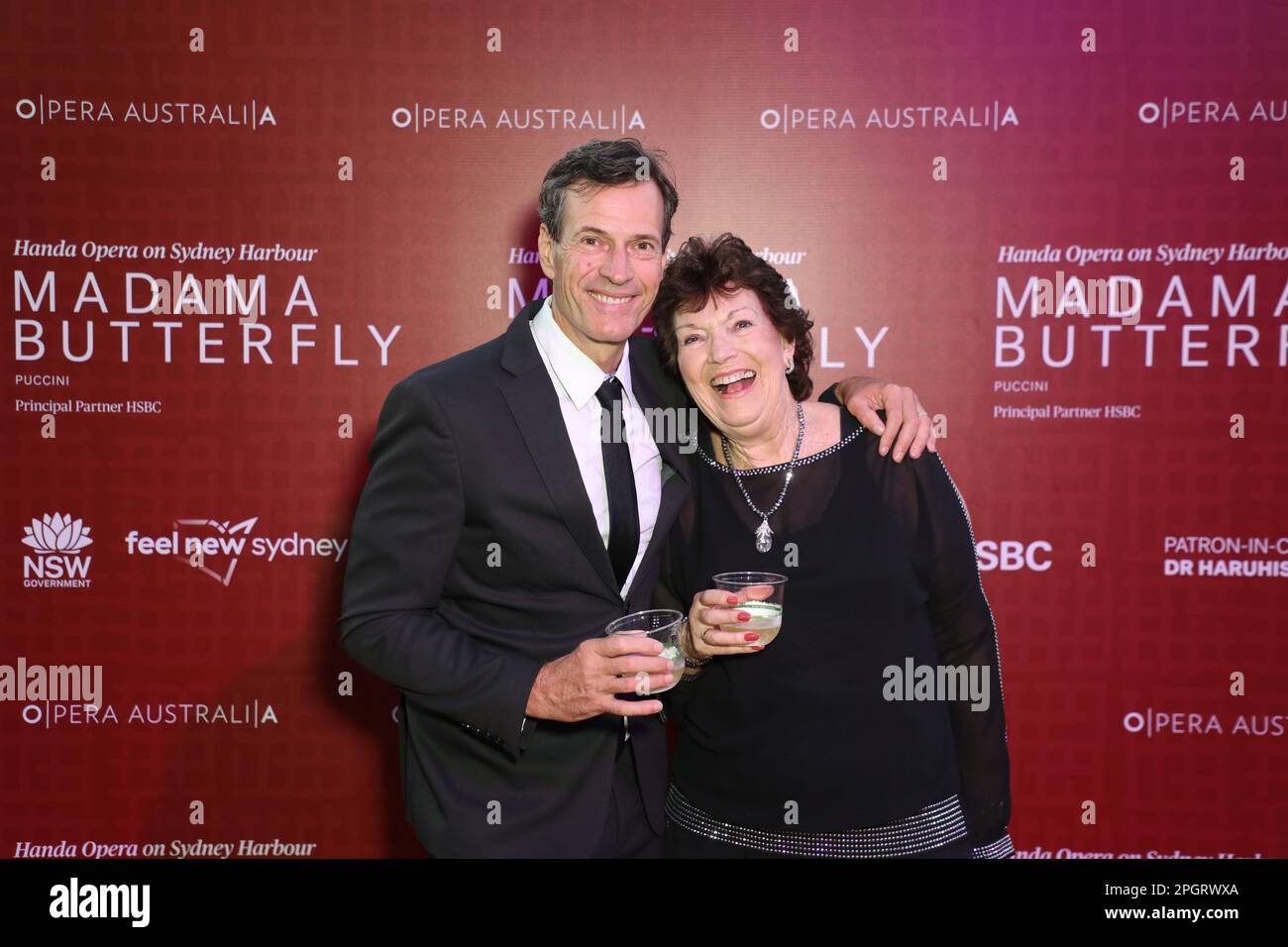 Sydney, Australia. 24th March 2023. Brendan Jones and his mother arrive ...