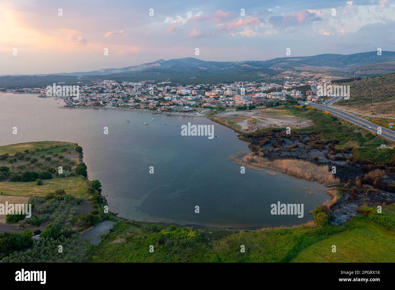 Yeni Sakran view in Izmir Province Stock Photo - Alamy
