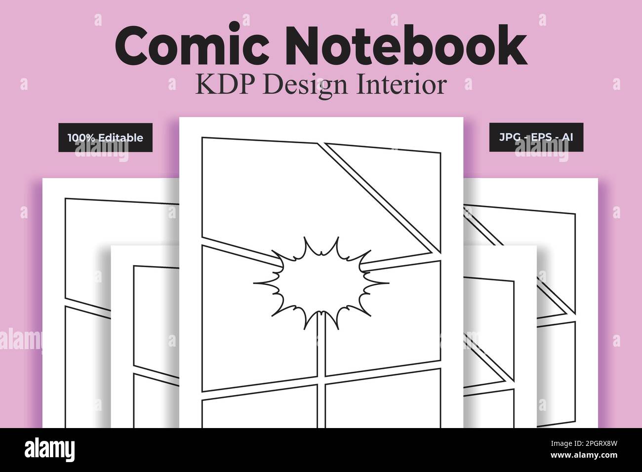 Comic note book Stock Vector Images - Alamy