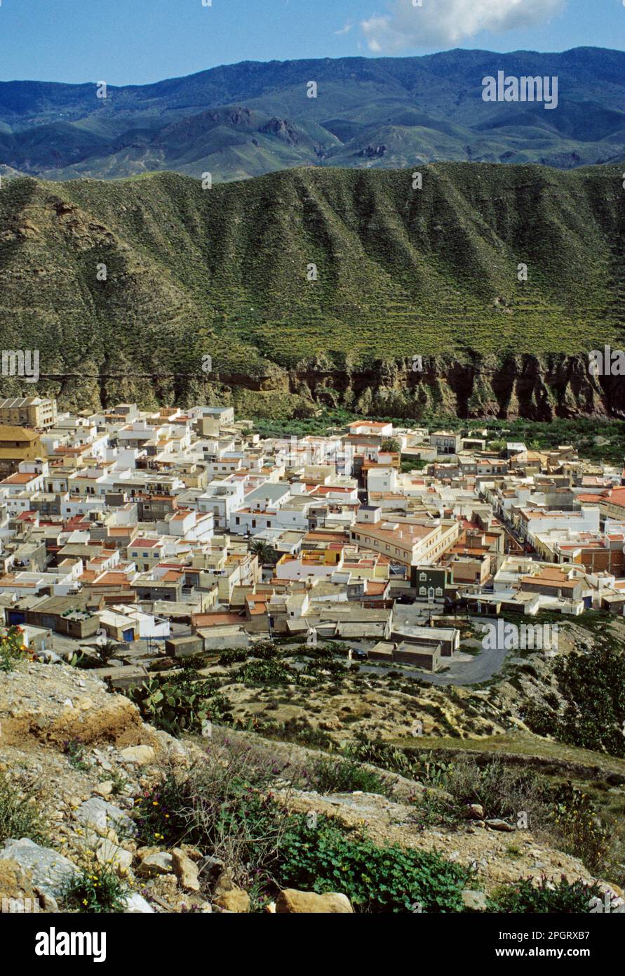 Tabernas overview village hi-res stock photography and images - Alamy