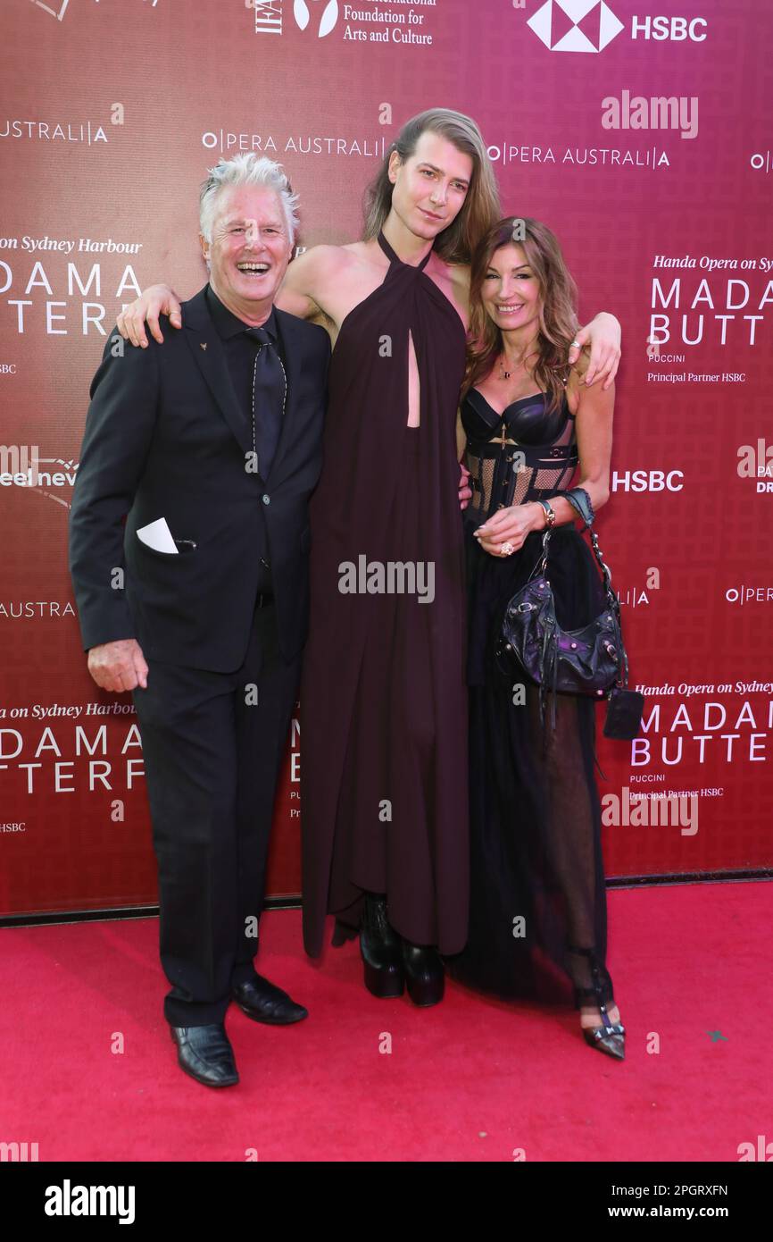 Sydney, Australia. 24th March 2023. Martin Walsh, Christian Wilkins and ...