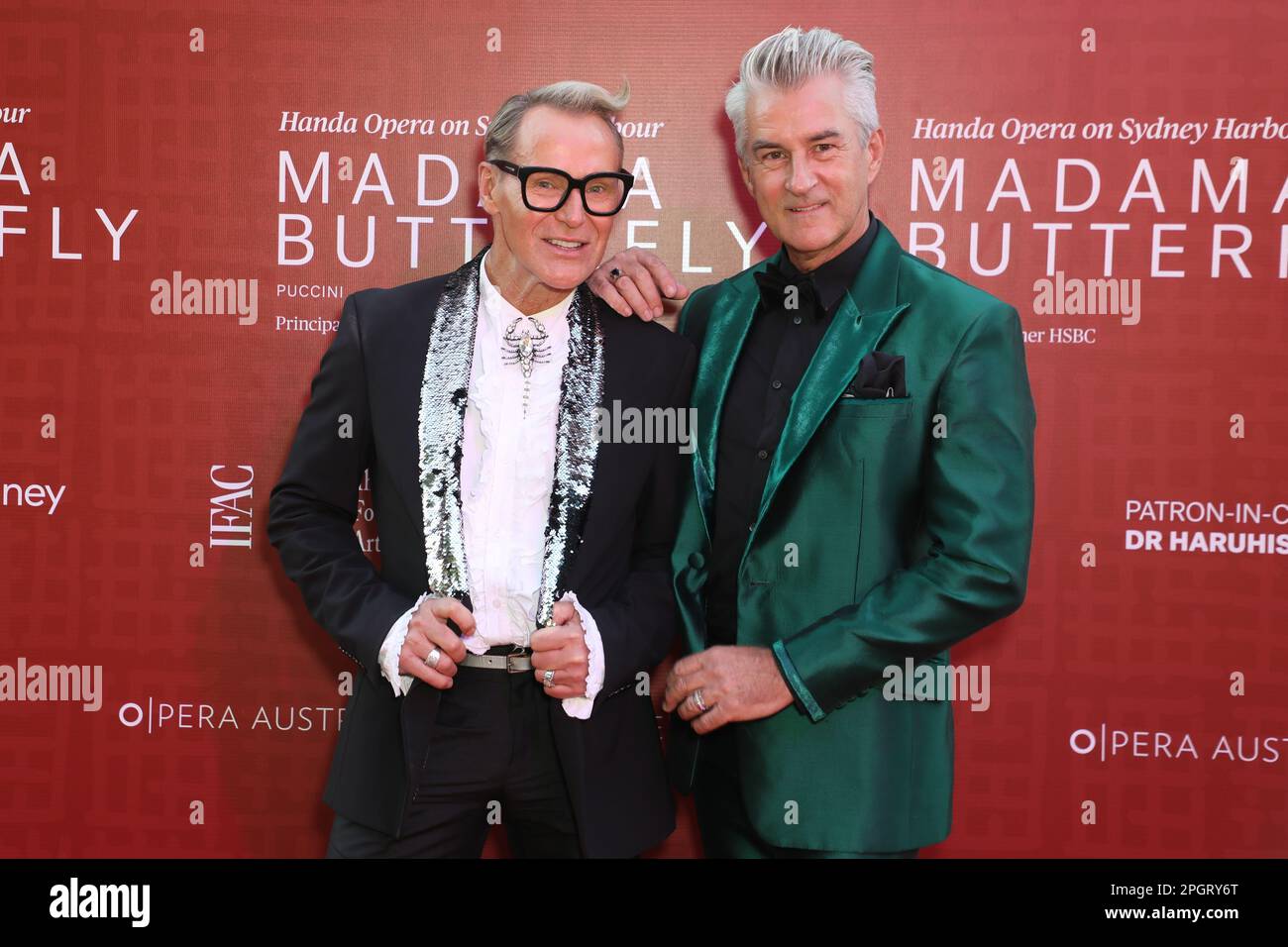 Sydney, Australia. 24th March 2023. Mitch Edwards and Mark McKie arrive ...