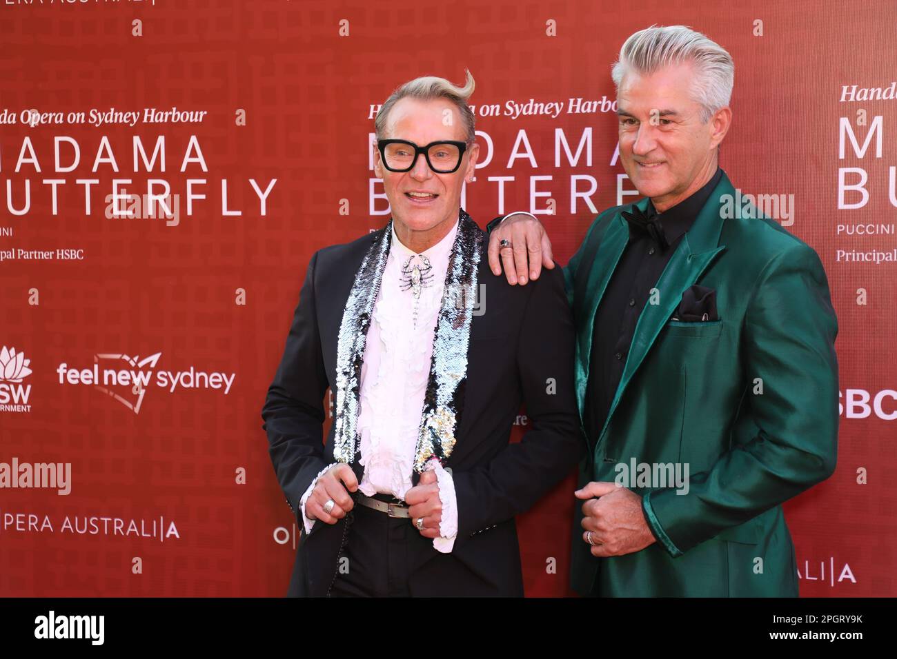 Sydney, Australia. 24th March 2023. Mitch Edwards and Mark McKie arrive ...