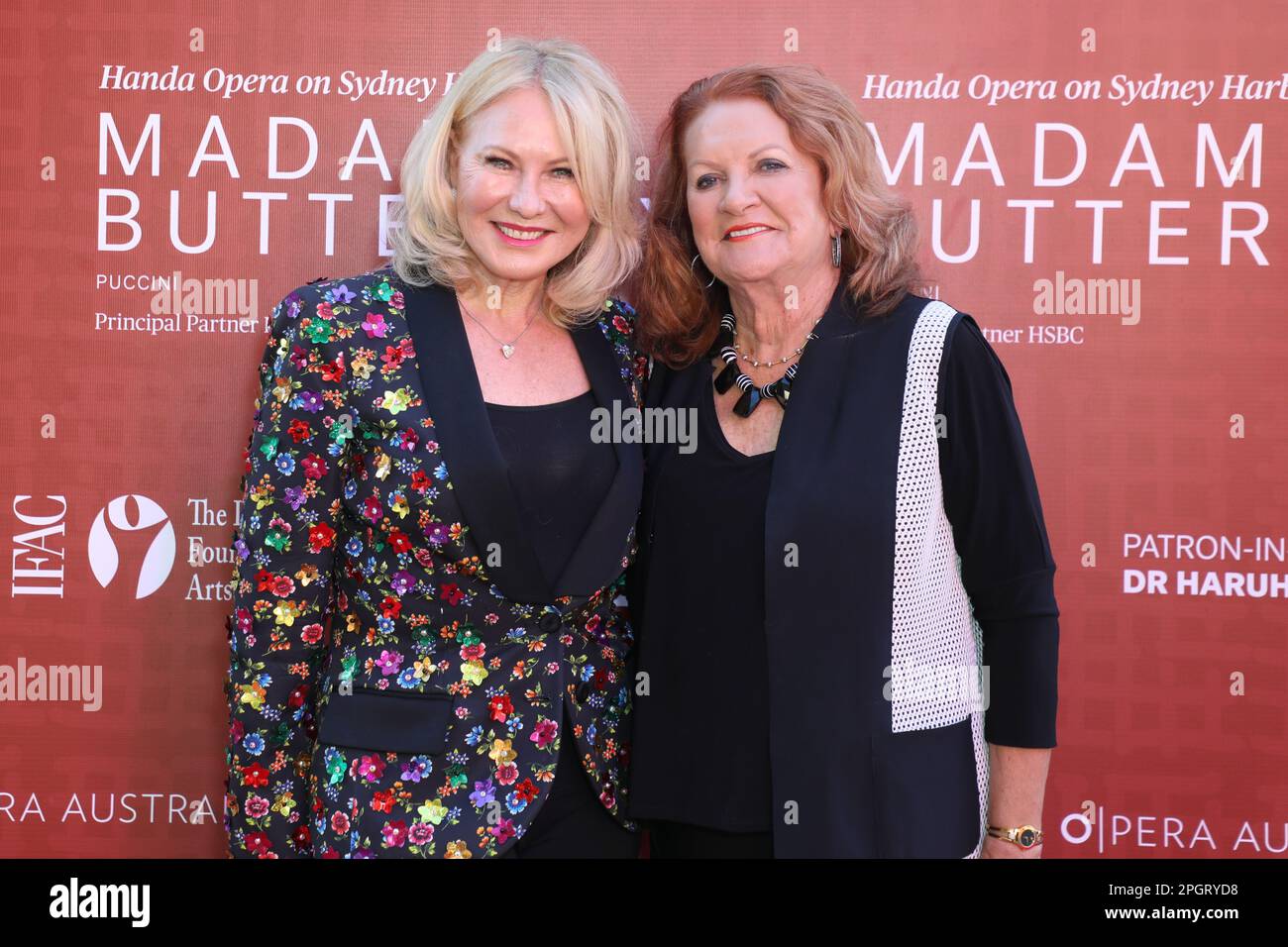 Sydney, Australia. 24th March 2023. Kerri-Anne Kennerley and her friend ...