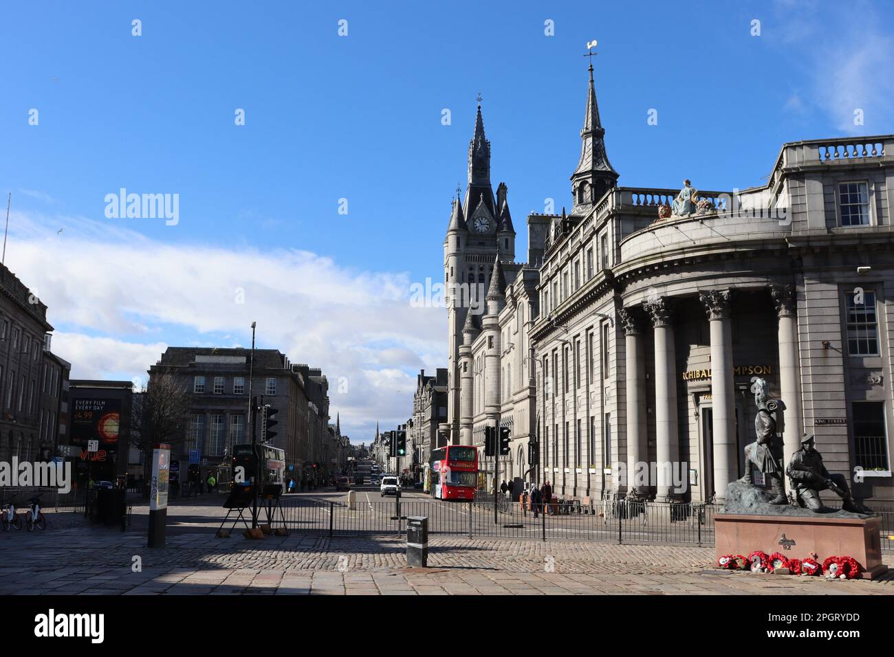 Towers, turrets and spires in Aberdeen Stock Photo - Alamy