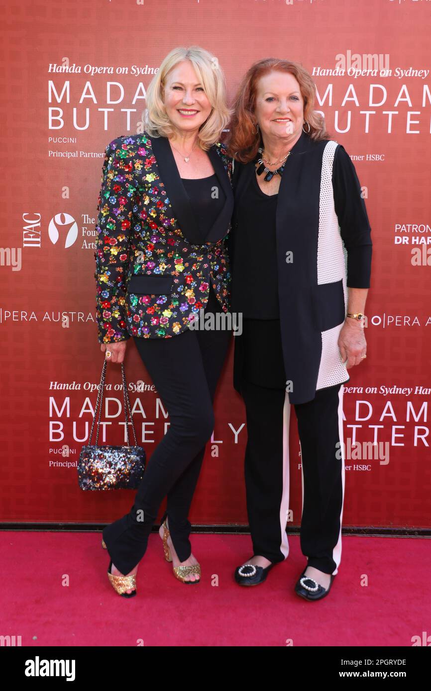 Sydney, Australia. 24th March 2023. Kerri-Anne Kennerley and her friend ...