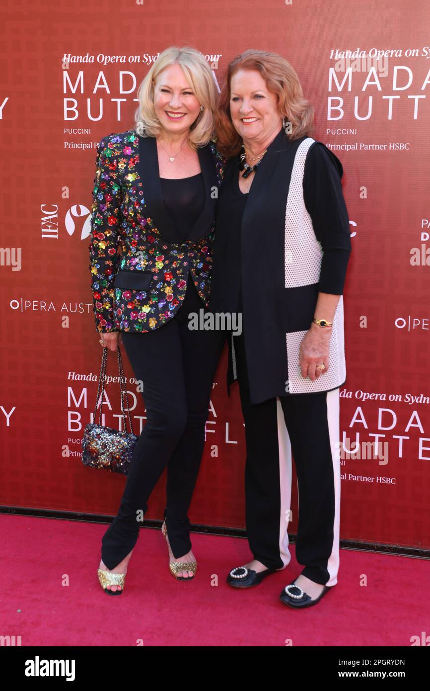 Sydney, Australia. 24th March 2023. Kerri-Anne Kennerley and her friend ...