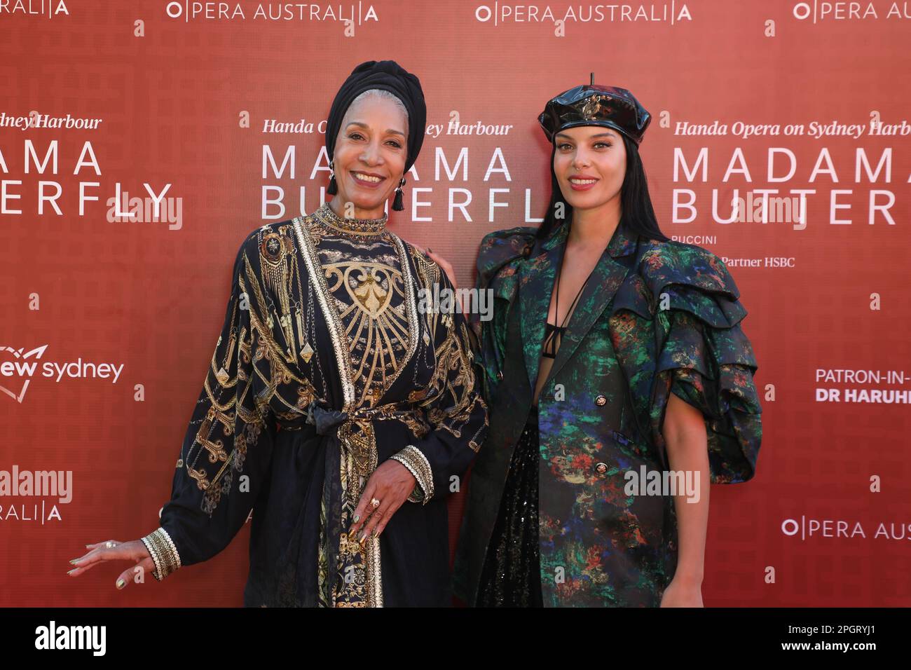 Sydney, Australia. 24th March 2023. Fleur Egan and her mother Christina ...