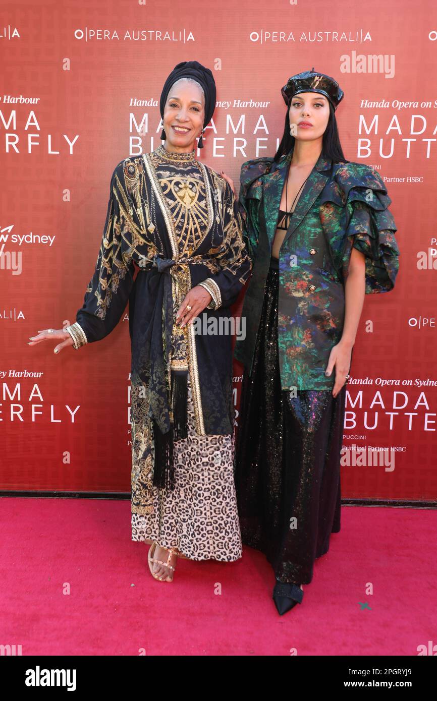 Sydney, Australia. 24th March 2023. Fleur Egan and her mother Christina ...