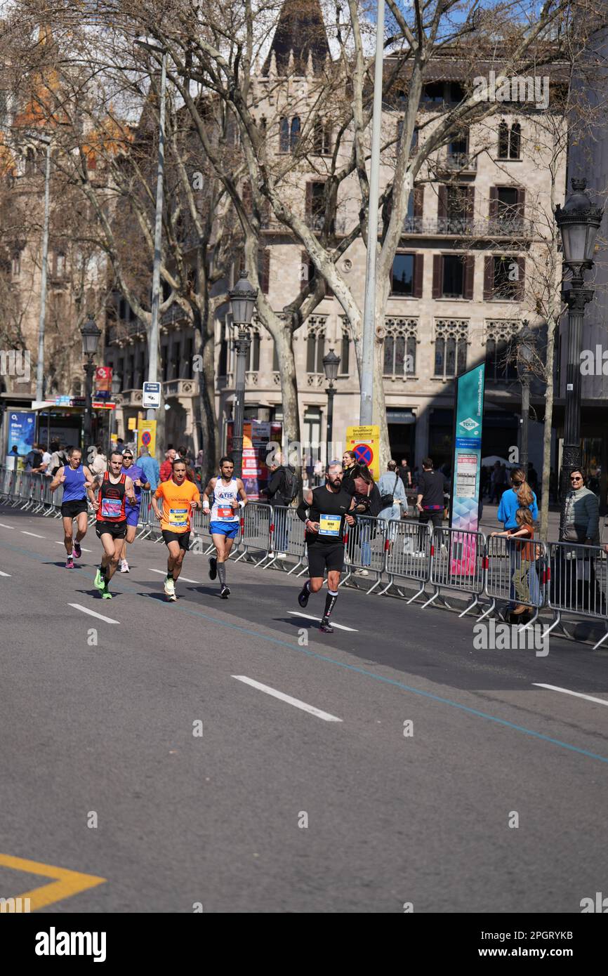 Marató de Barcelona Stock Photo - Alamy