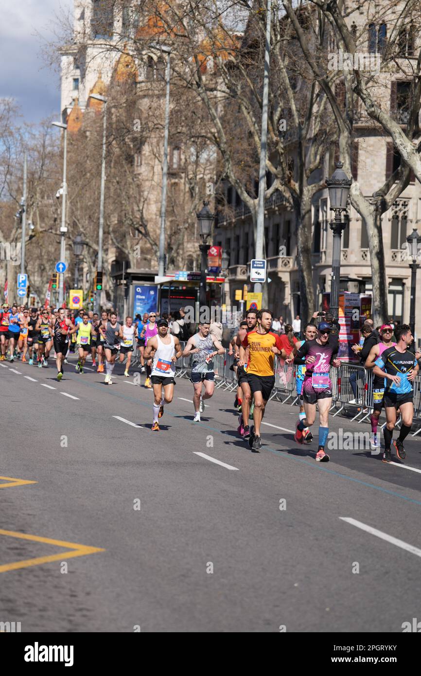 Marató de Barcelona Stock Photo - Alamy