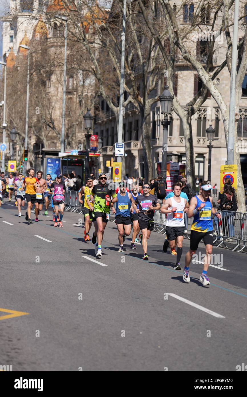 Marató de Barcelona Stock Photo - Alamy