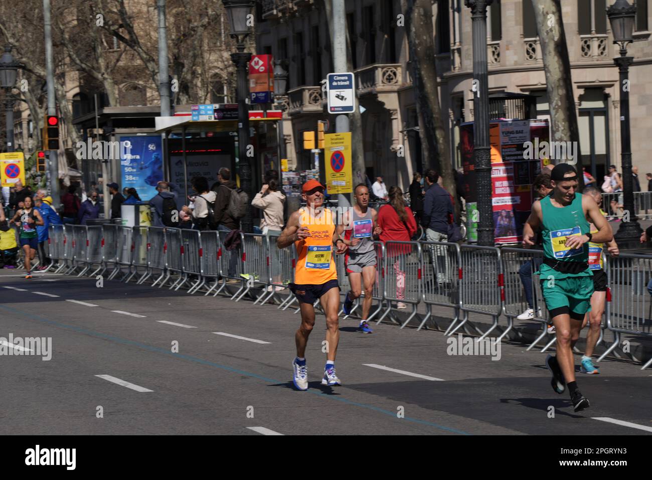 Marató de Barcelona Stock Photo - Alamy