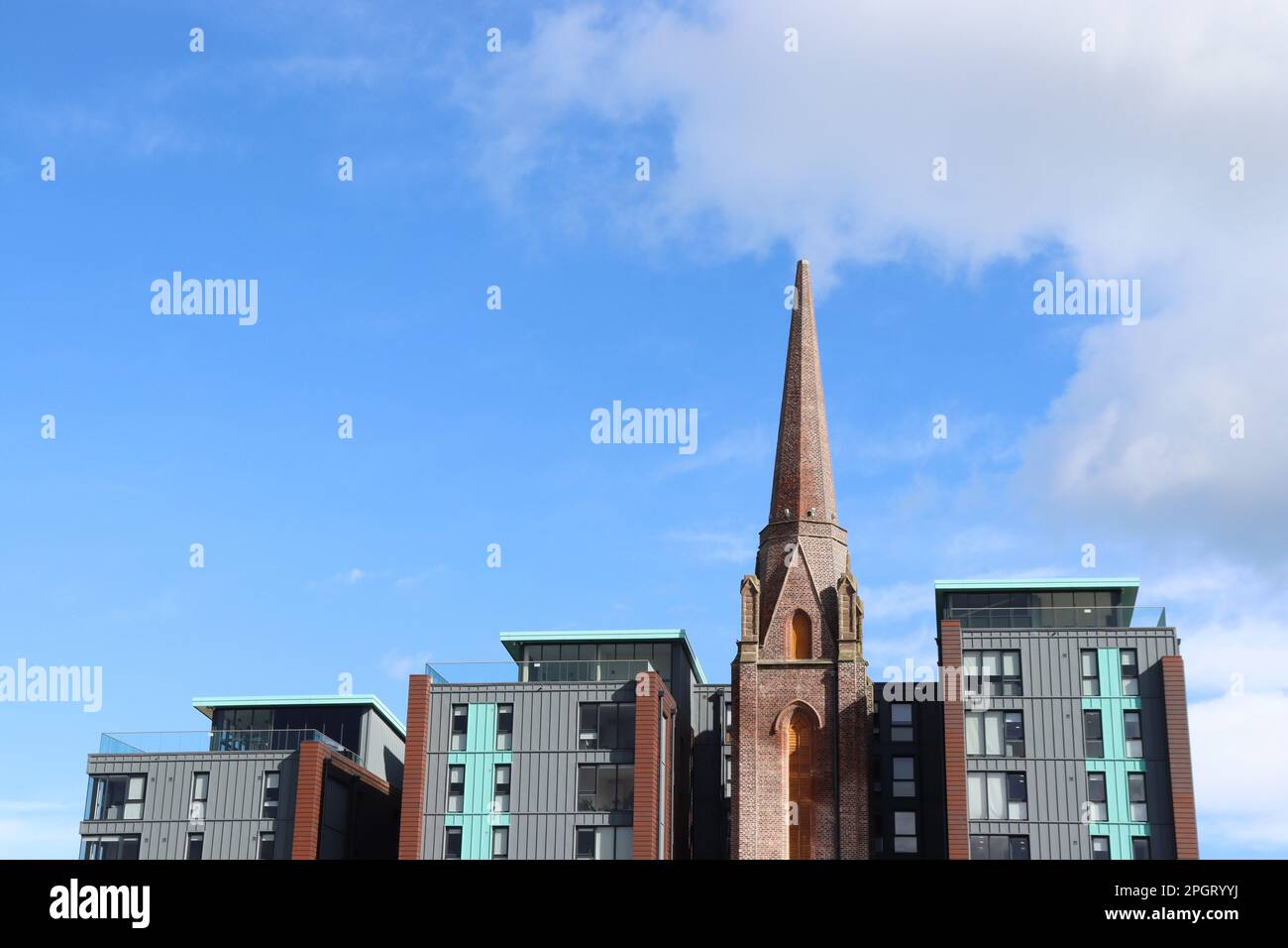 Tower turrets spires gothic church hi-res stock photography and images ...