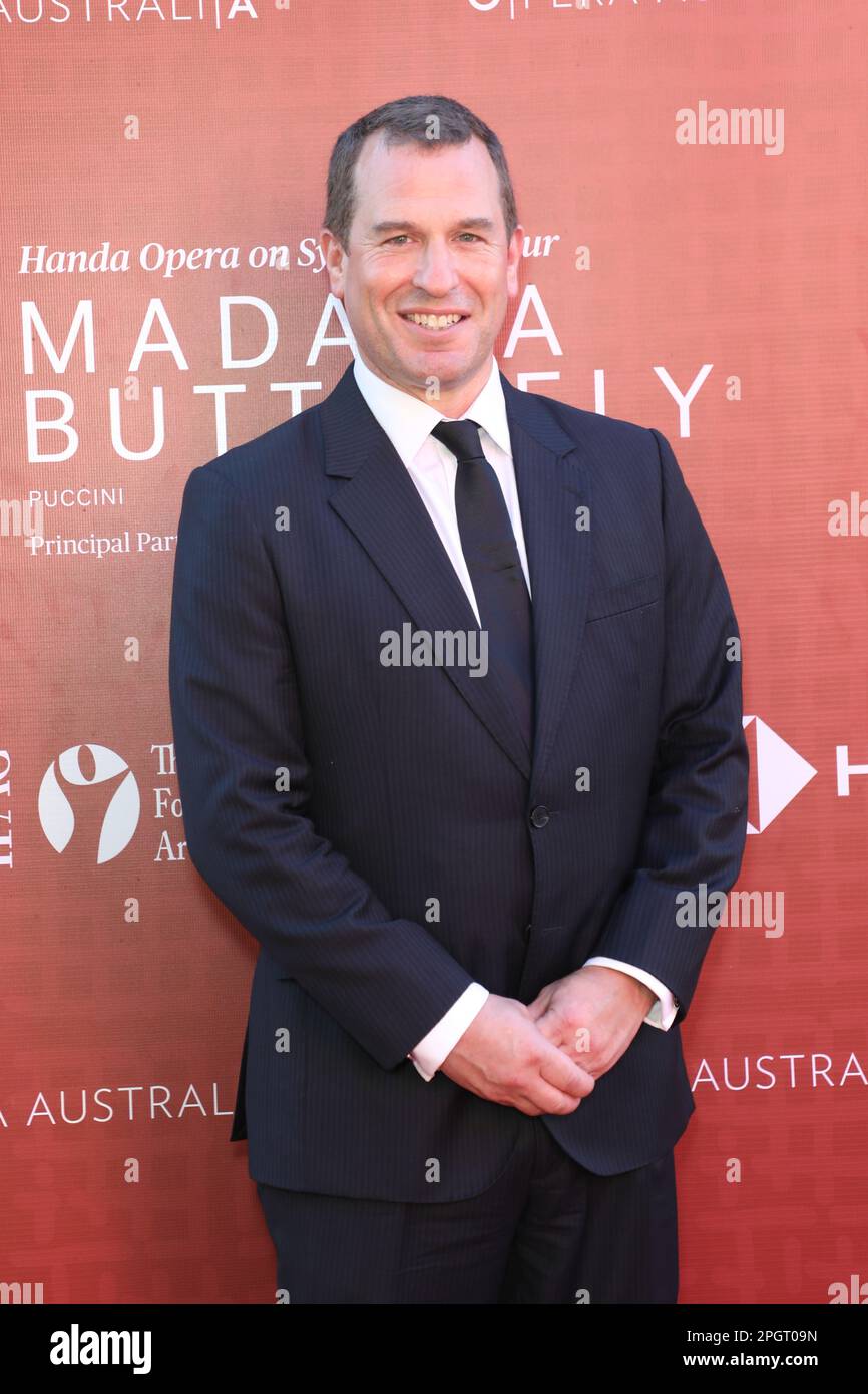 Sydney, Australia. 24th March 2023. Princess Anne's son Peter Phillips ...