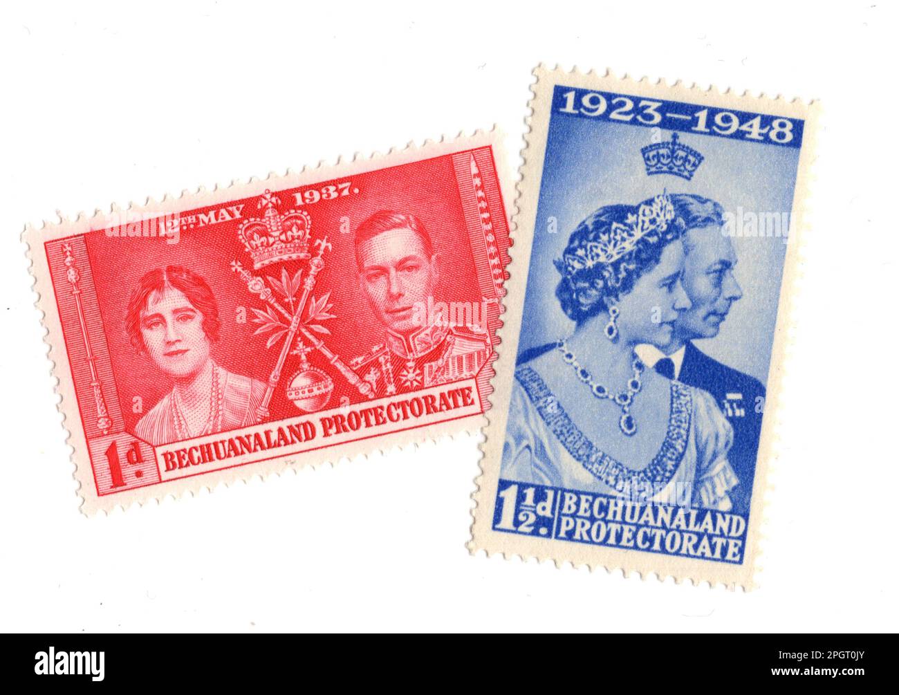 Bechuanaland stamp Cut Out Stock Images & Pictures - Alamy
