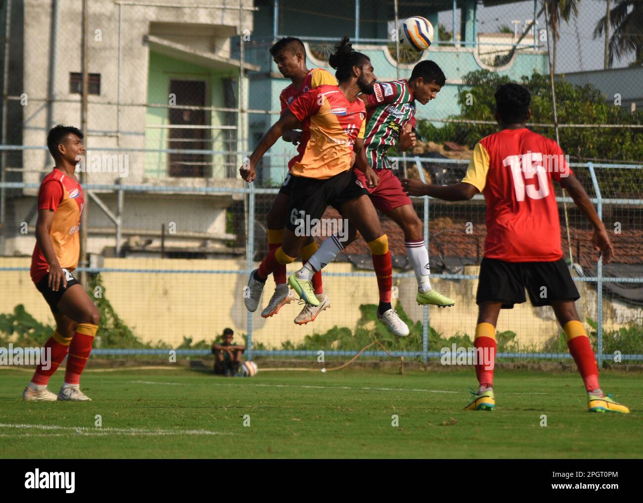 Kolkata, West Bengal, India. 24th Mar, 2023. ATK Mohun Bagan shares one point with Emammi East ...
