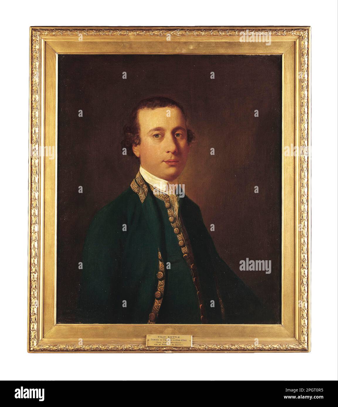 Daniel de Castro from 1770 until 1771 by Tilly Kettle Stock Photo - Alamy