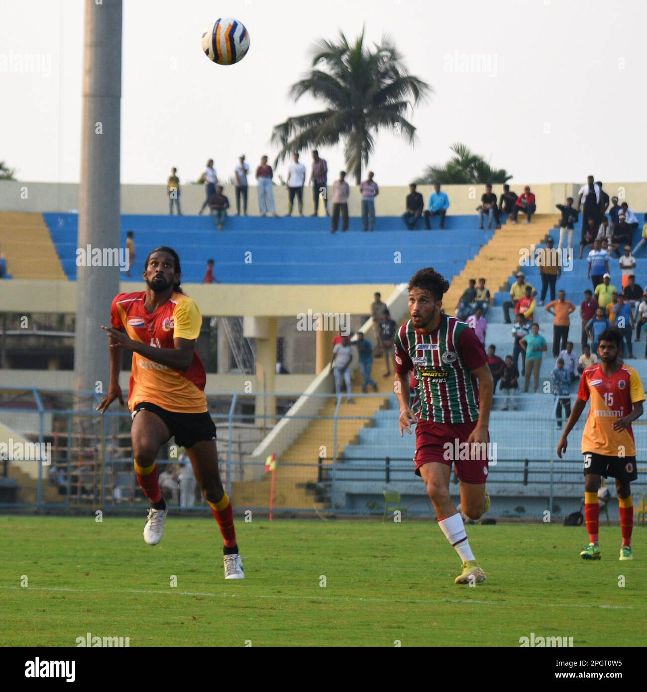 Kolkata, West Bengal, India. 24th Mar, 2023. ATK Mohun Bagan shares one point with Emammi East ...