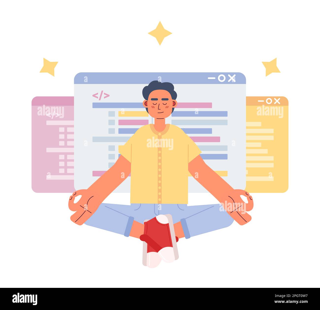 Become programmer expert flat concept vector spot illustration Stock ... Become programmer expert flat concept vector spot illustration Stock ...