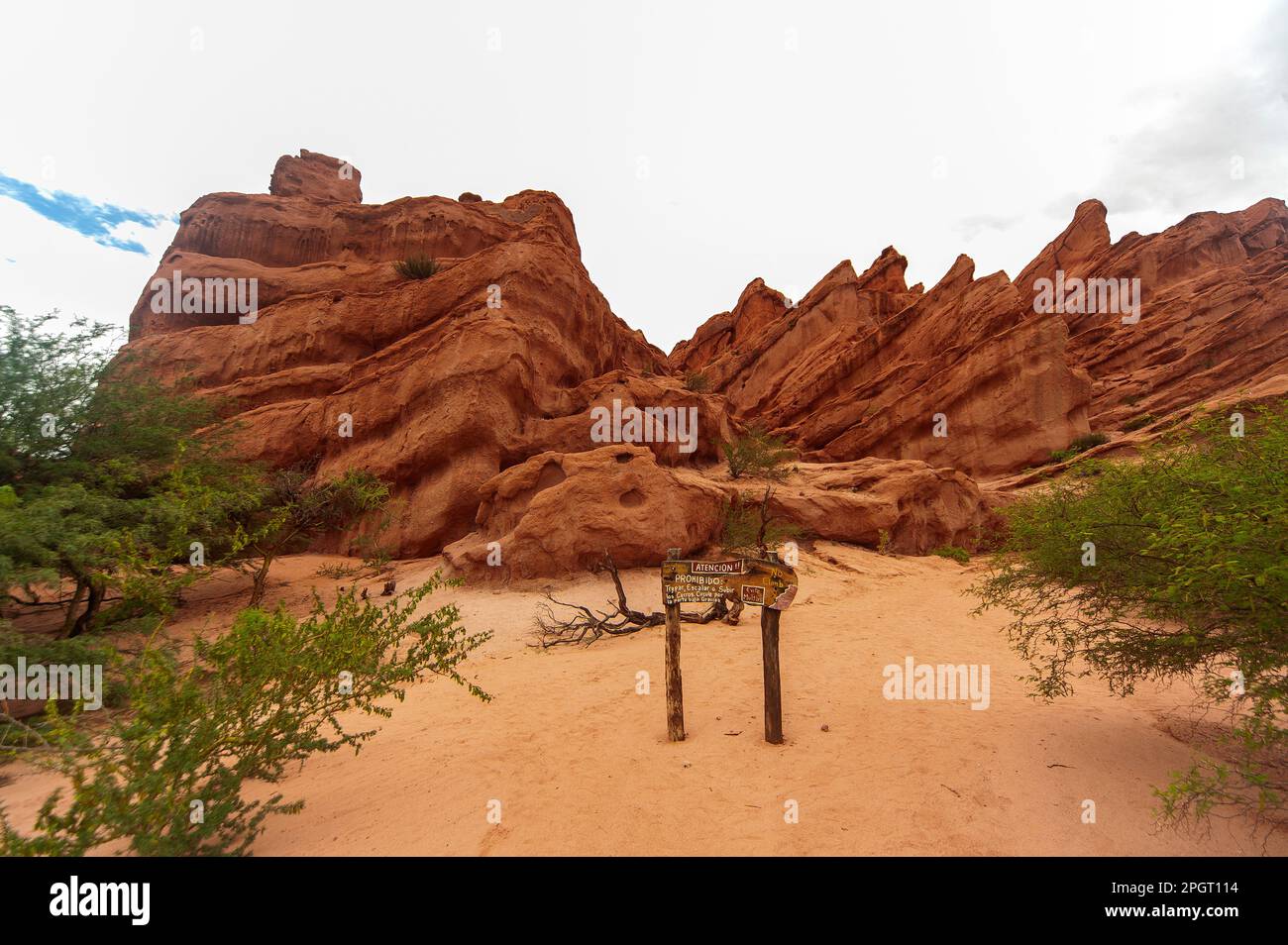 Los Colorados a tourist attraction on the Ruta 68, Salta Province ...