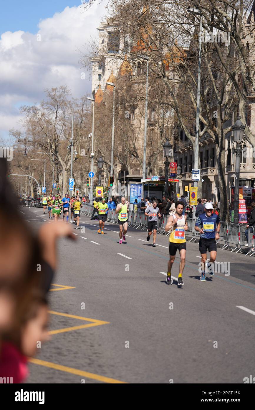 Marató de Barcelona Stock Photo - Alamy