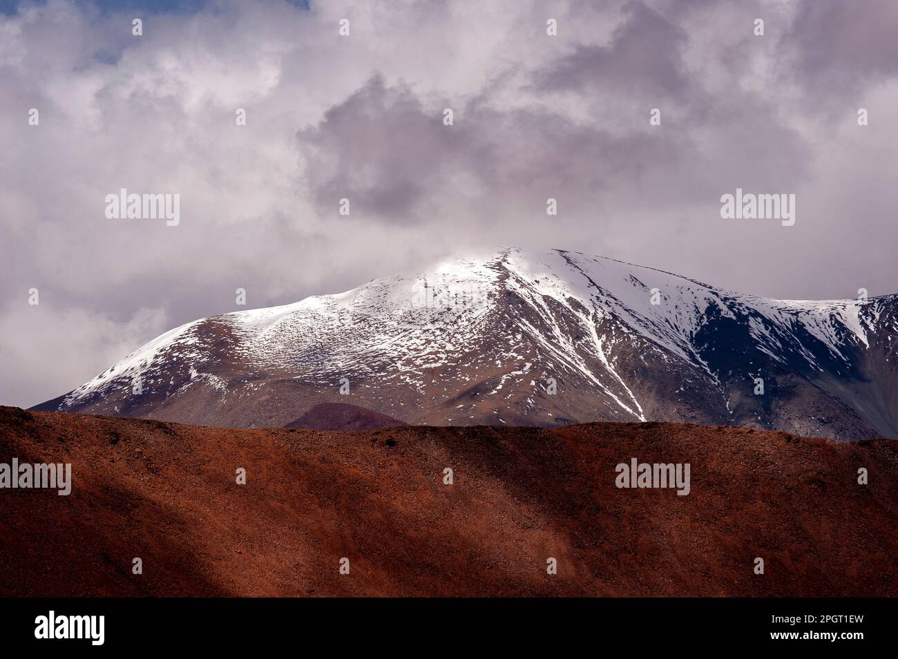 Nevado del Acay at 5959 meters ASL, as seen from the Ruta 40 on the way to Abra de Acay, Salta ...
