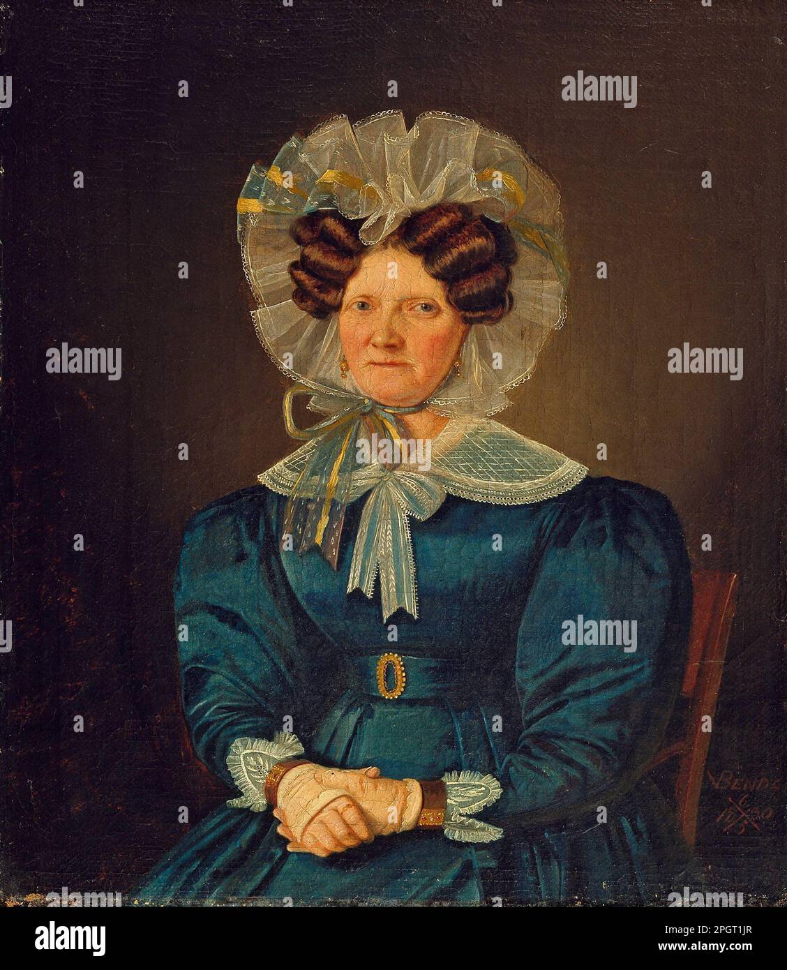 Portrait of Mette Sophie Fuglsang, the artist's aunt 1830 by Wilhelm ...