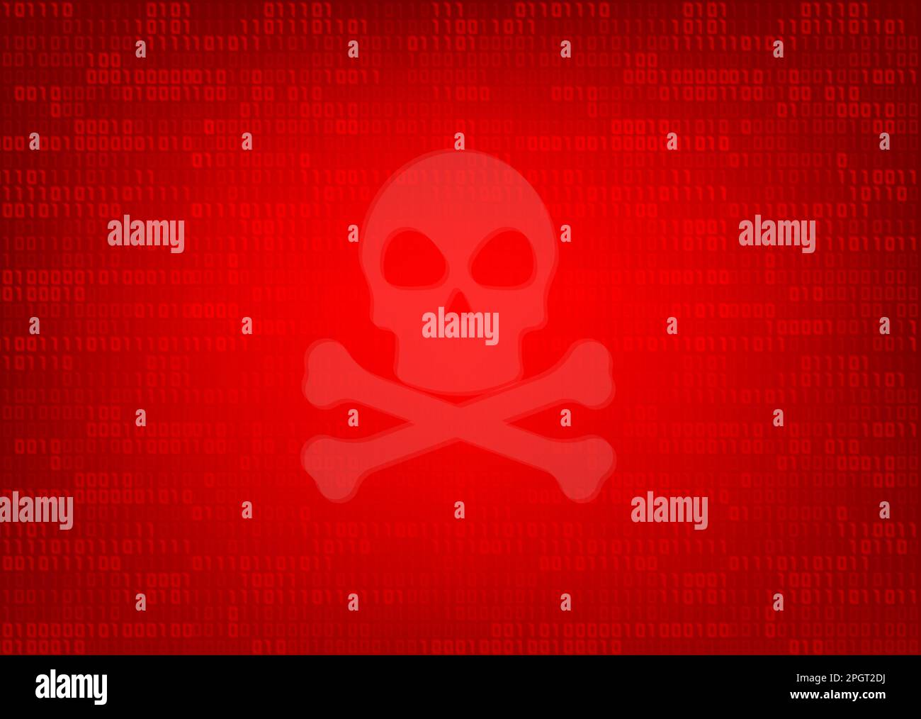 Skull and crossbones on red binary code number background Stock Vector ... Skull and crossbones on red binary code number background Stock Vector ...