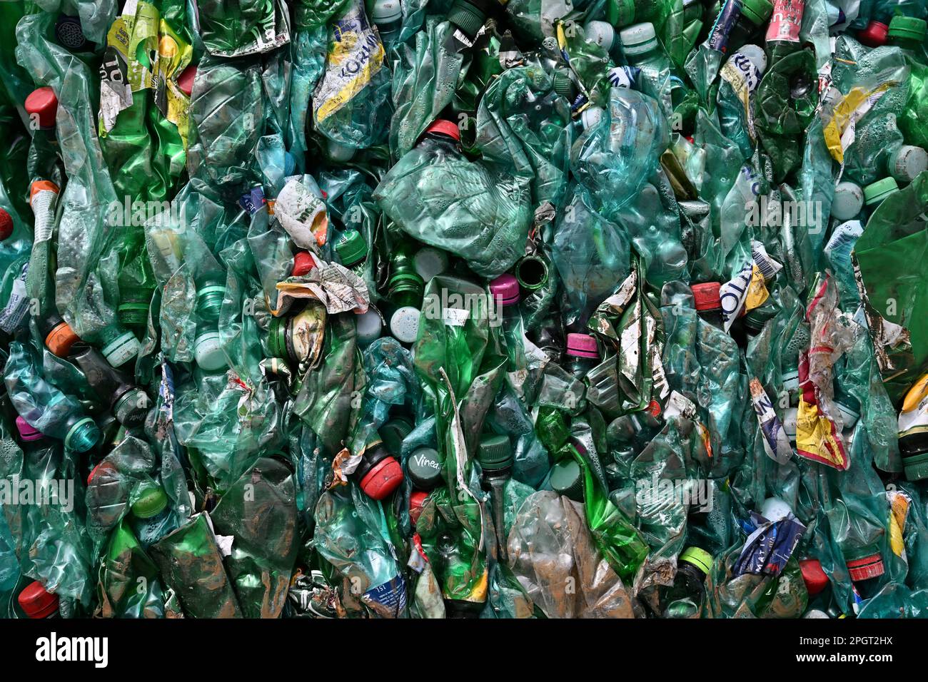 Opening of sorting line for paper, plastics and metal containers, on ...