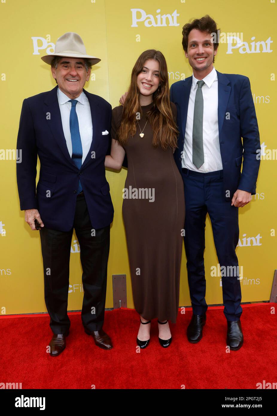 Los Angeles, Ca. 23rd Mar, 2023. Peter Brant, Lily Brant, Dylan Brant ...
