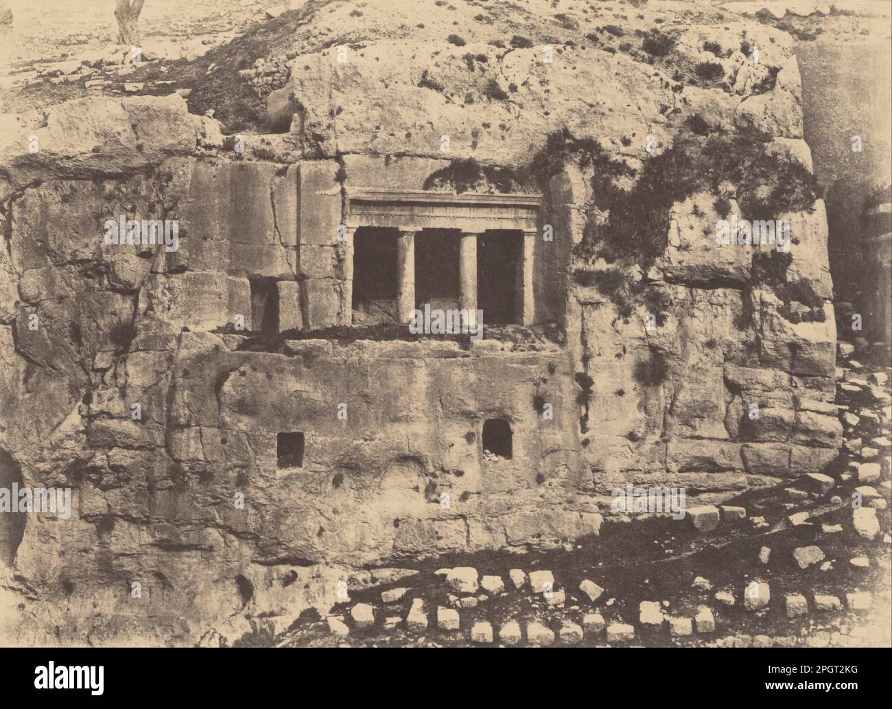 Jérusalem. Vallée de Josaphat. Tombeau de Saint Jacques negative 1854 ...