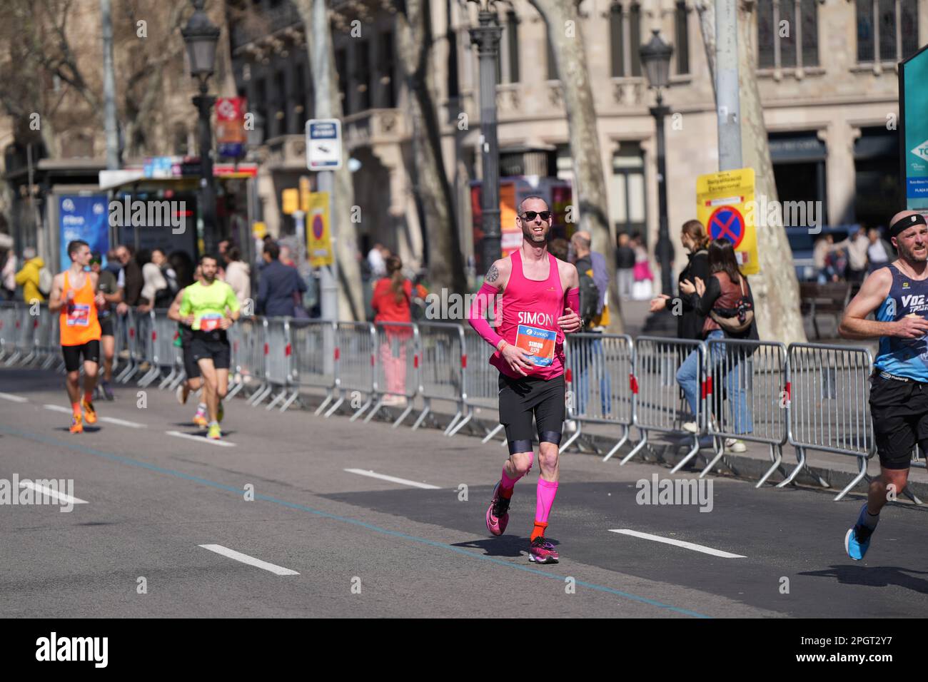 Marató de Barcelona Stock Photo - Alamy