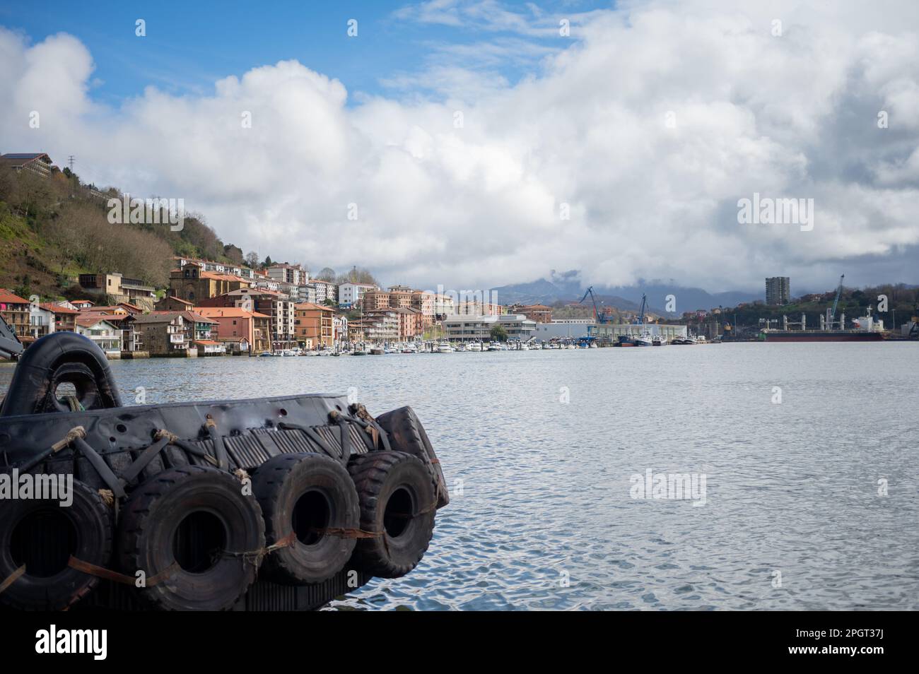 Discovering the Charm of Pasajes Harbor in Donostia-San Sebastian Stock ...