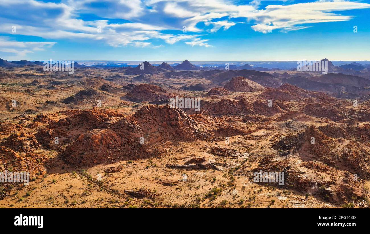 A scenic view of Northern Cape mountain landscape in South Africa Stock ...