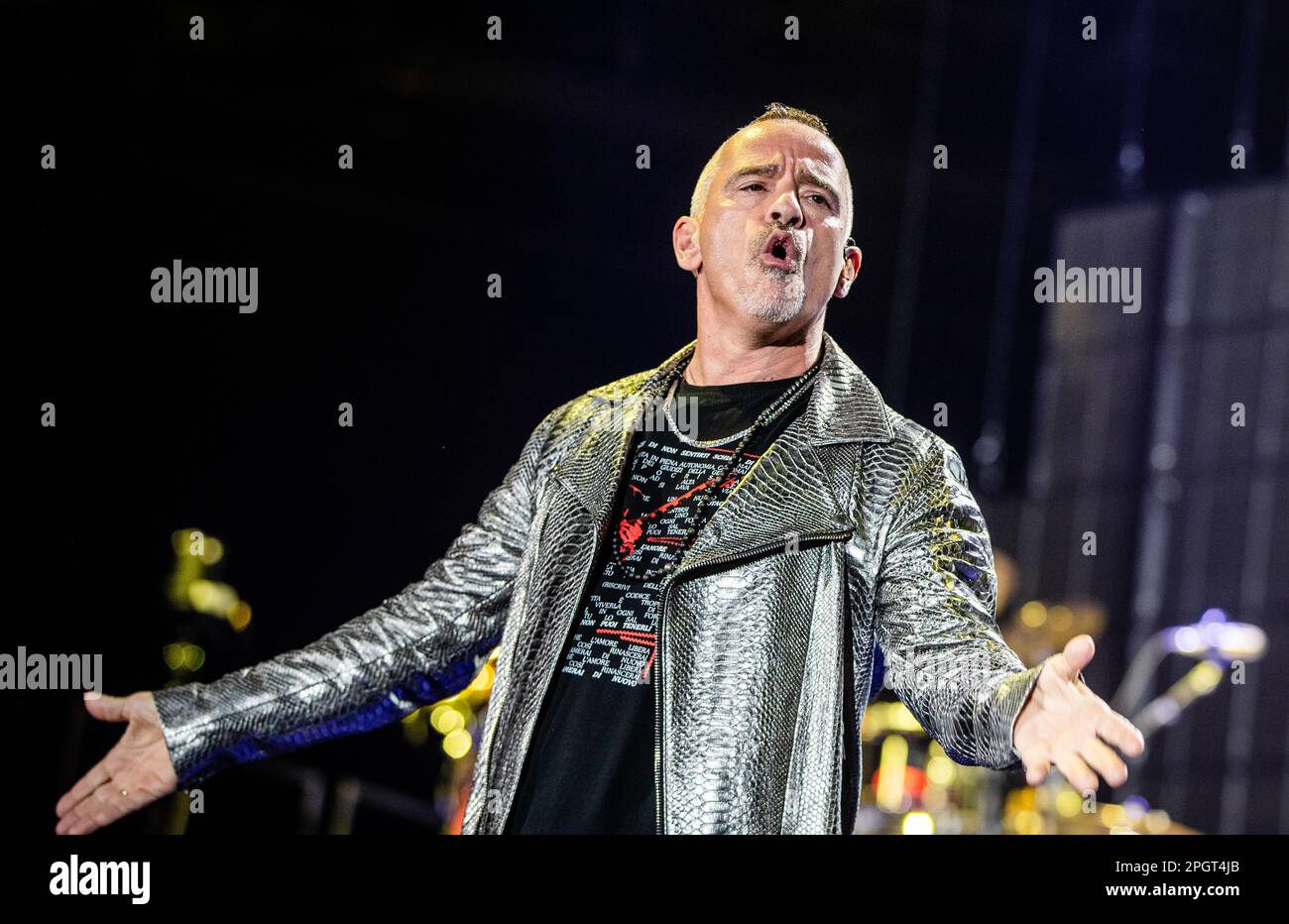 Stuttgart, Germany. 23rd Mar, 2023. The Italian singer Eros Ramazzotti ...