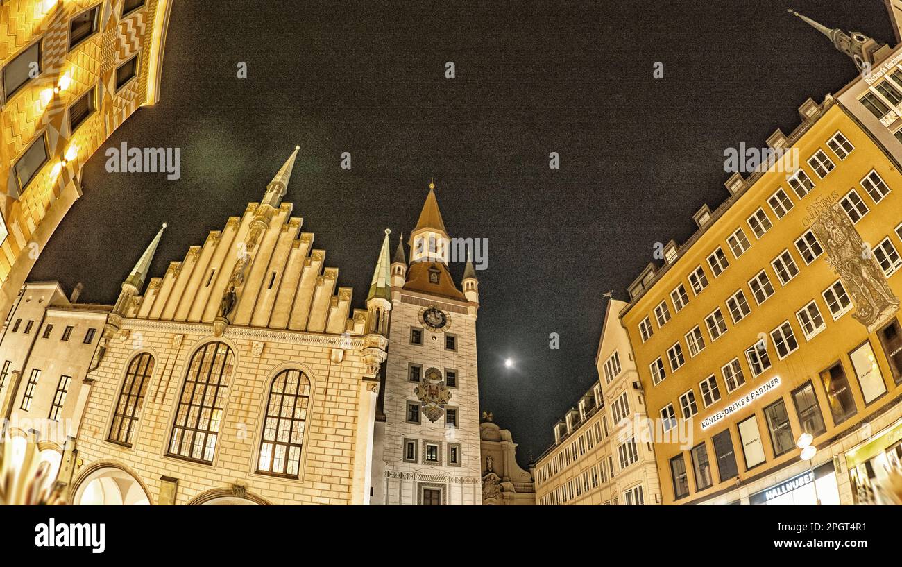 Typical Architecture, Street Scene, Munich, Bavaria, Germany, Europe ...
