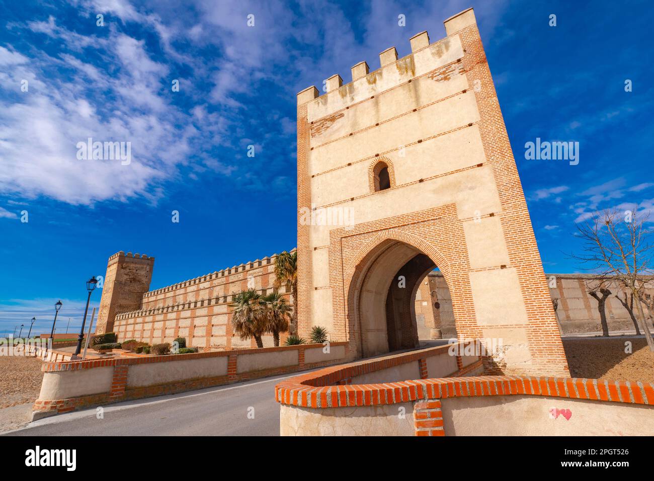 Arévalo Gate, City Wall and Towers, 13th Century Mudéjar Style, Spanish ...