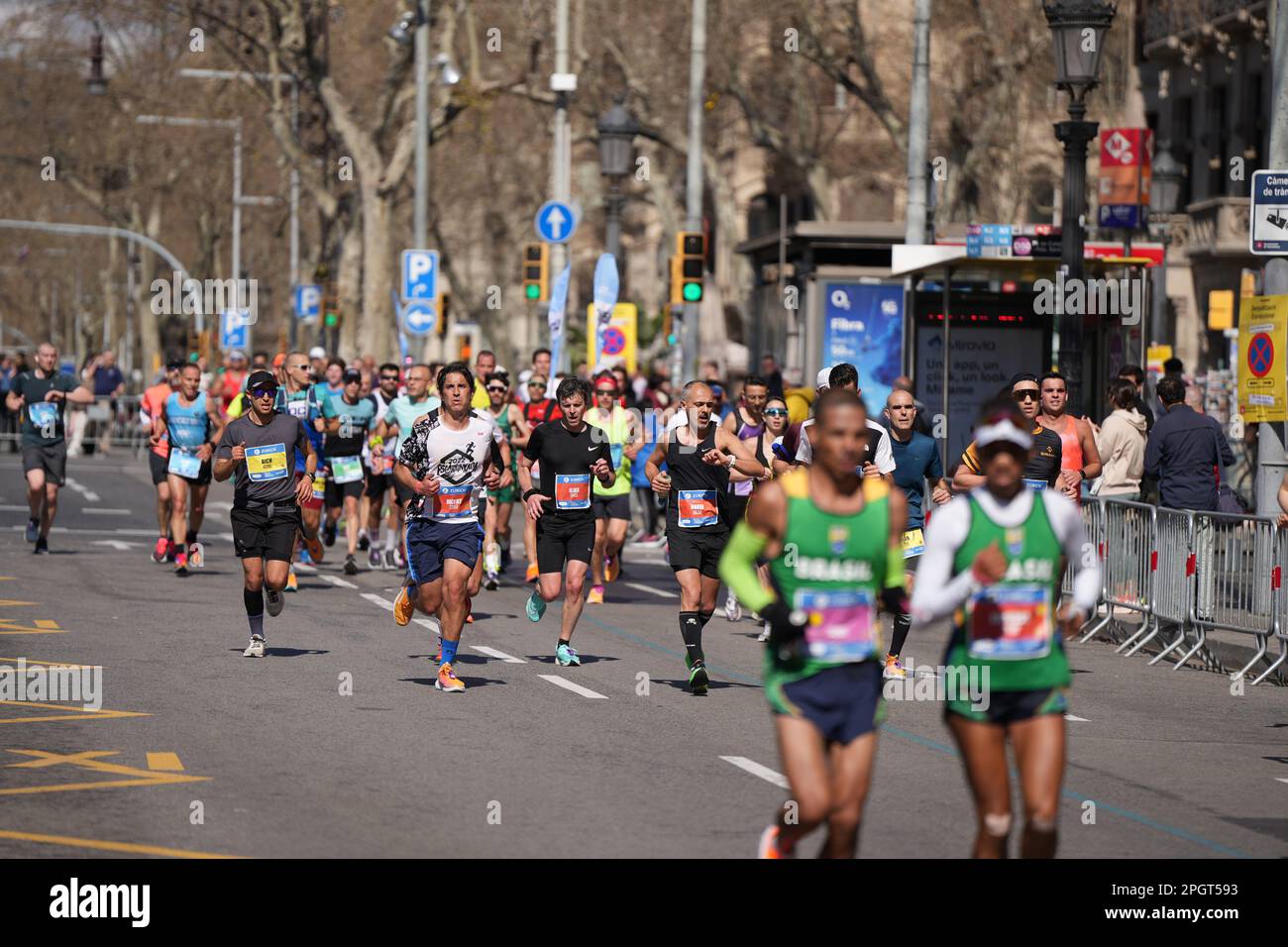 Marató de Barcelona Stock Photo - Alamy