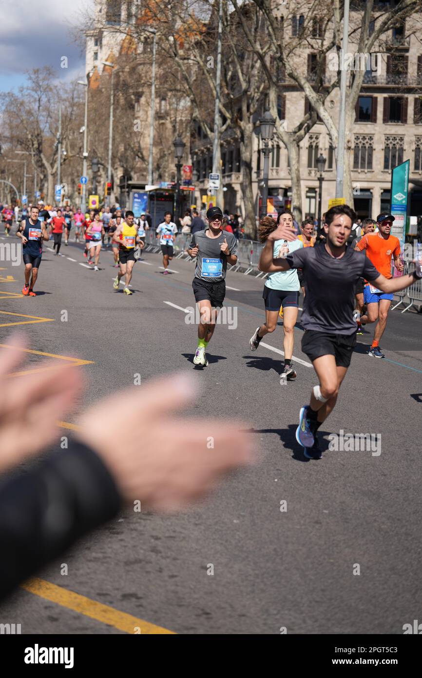 Marató de Barcelona Stock Photo - Alamy