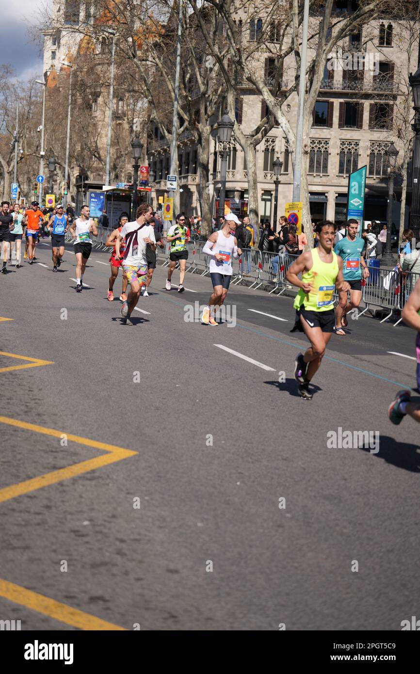 Marató de Barcelona Stock Photo - Alamy
