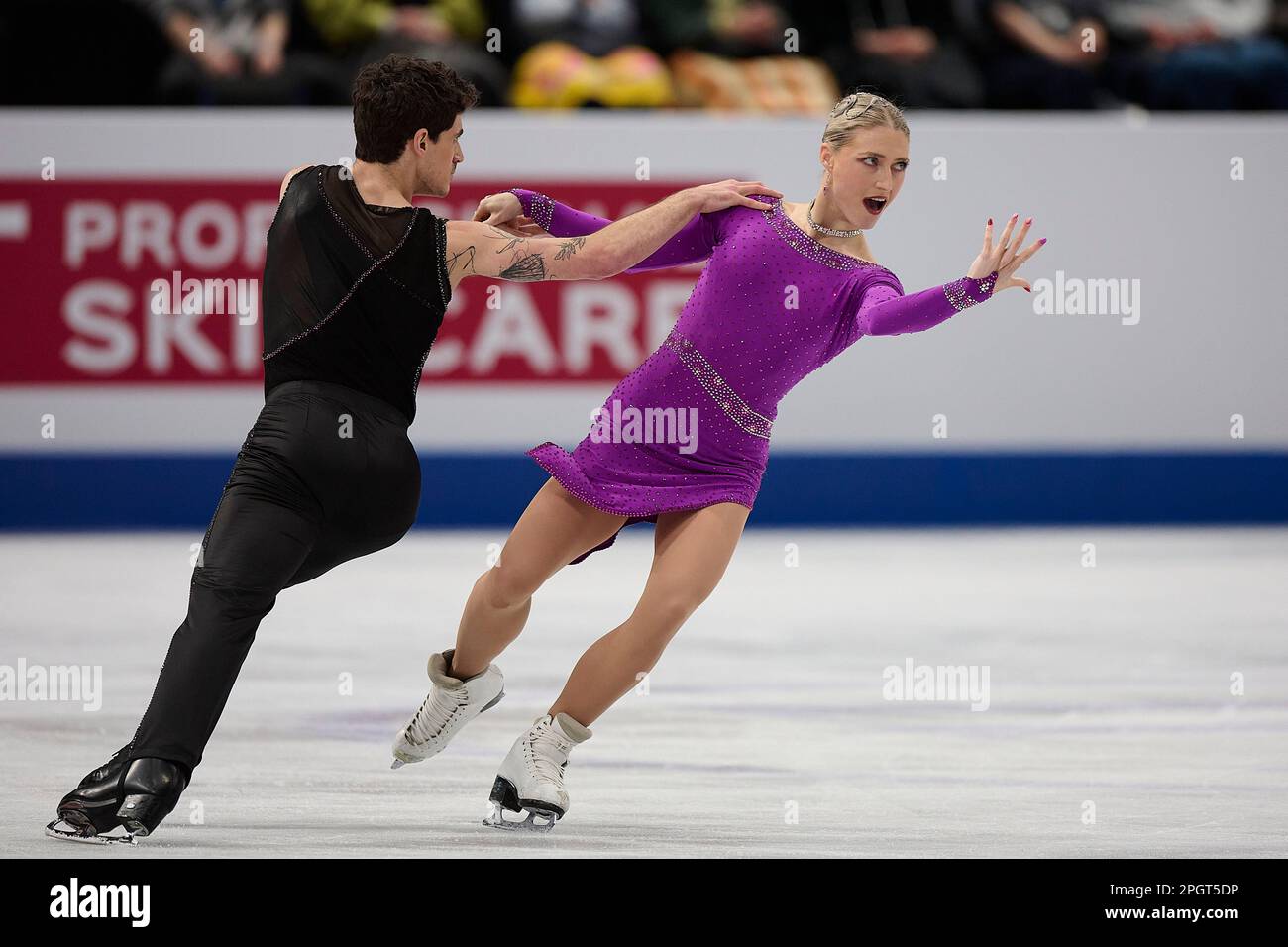 Saitama, Japan. 24th Mar, 2023. Piper Gilles/Paul Poirier (L) of Canada ...