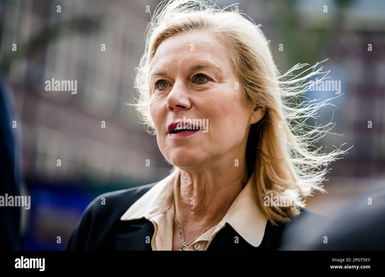 THE HAGUE - Sigrid Kaag, Minister of Finance, on arrival at the ...