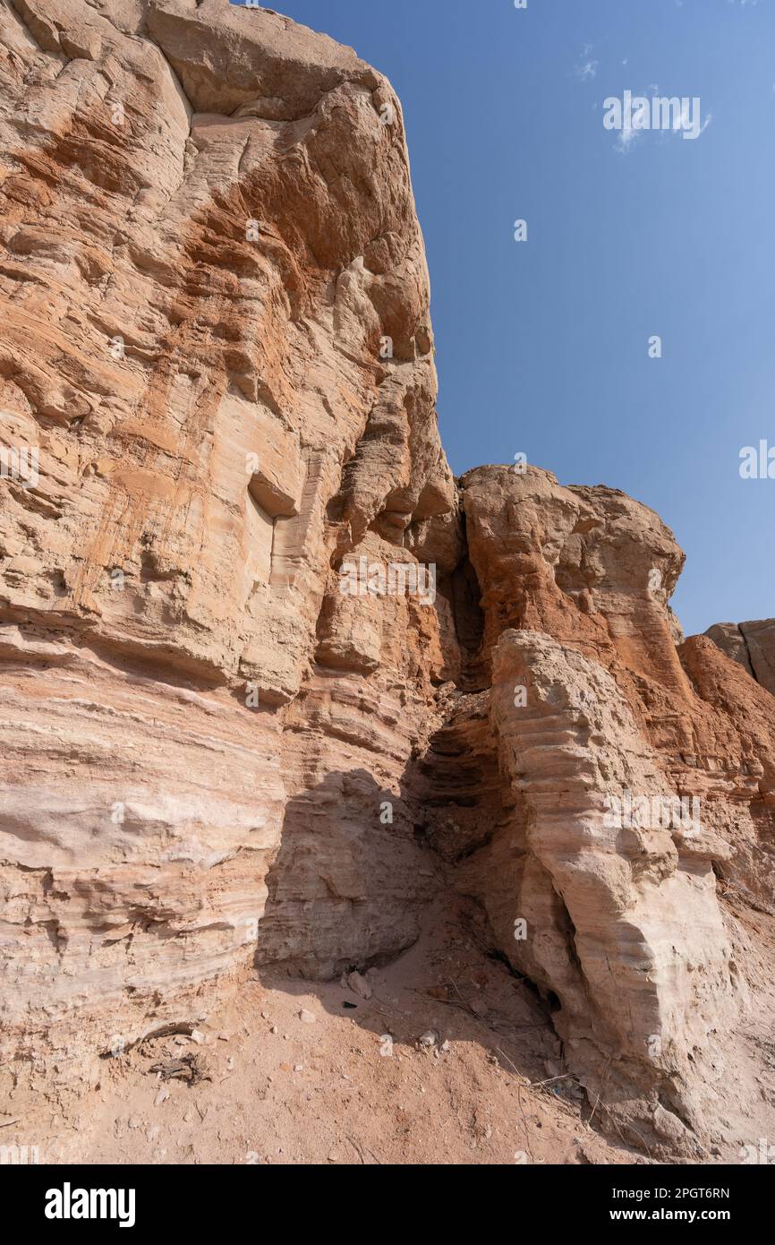 Al-Qarah Mountain or Jabal Al-Qarah, Al Hofuf Saudi Arabia Stock Photo ...