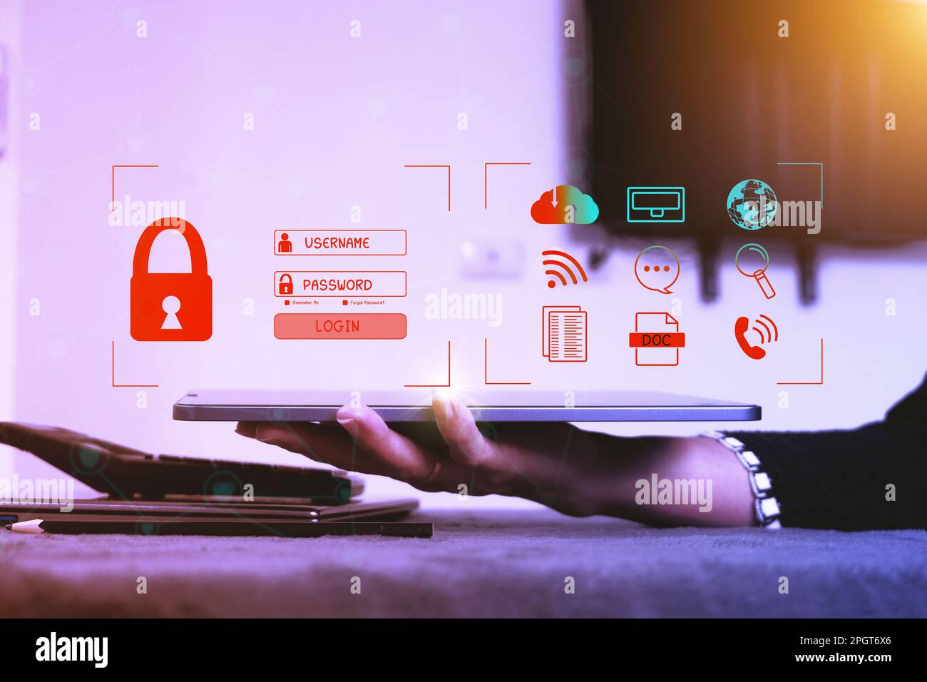 Secure login process hi-res stock photography and images - Alamy