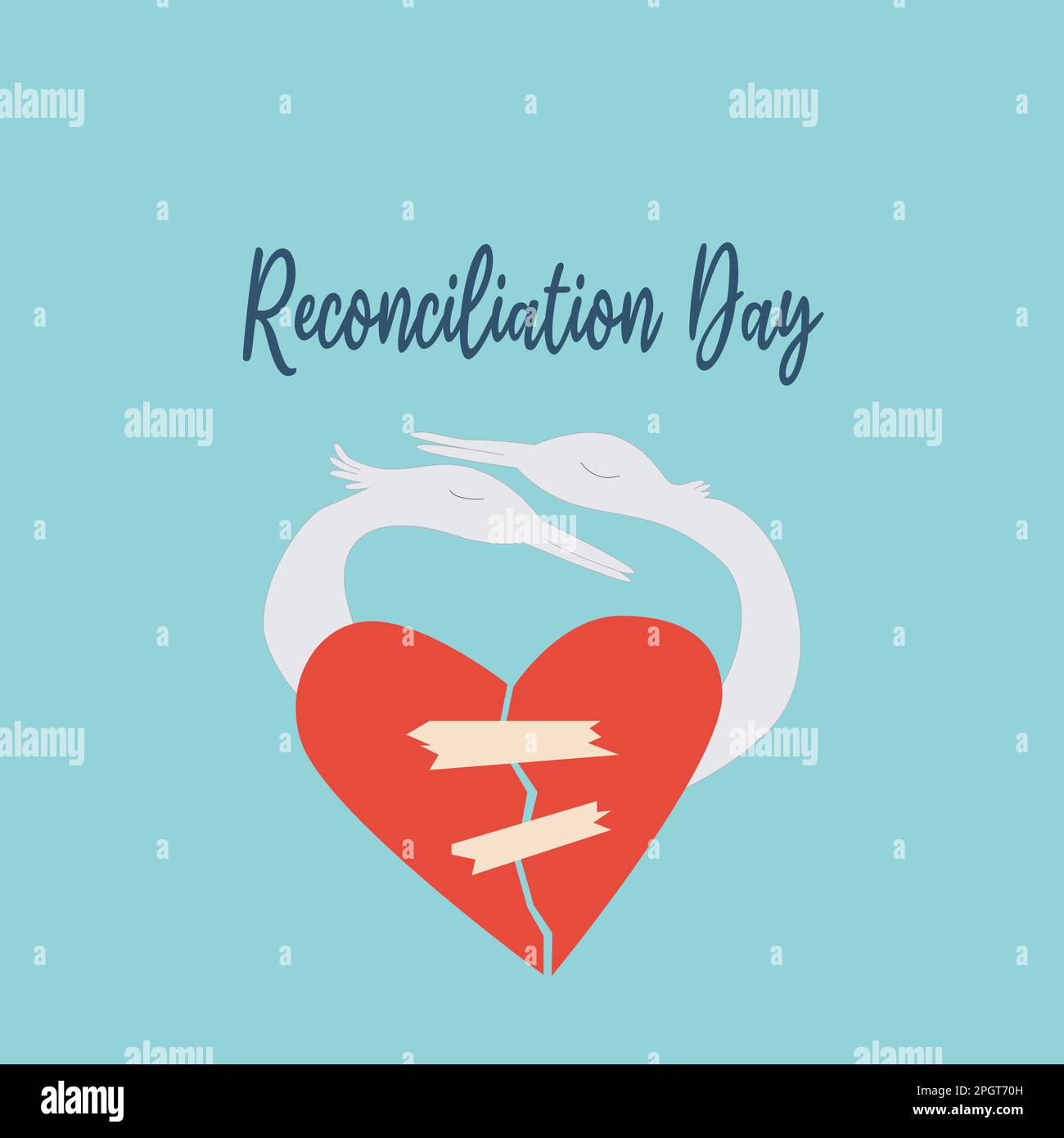 Vector banner card of Reconciliation national day Stock Vector Image ...