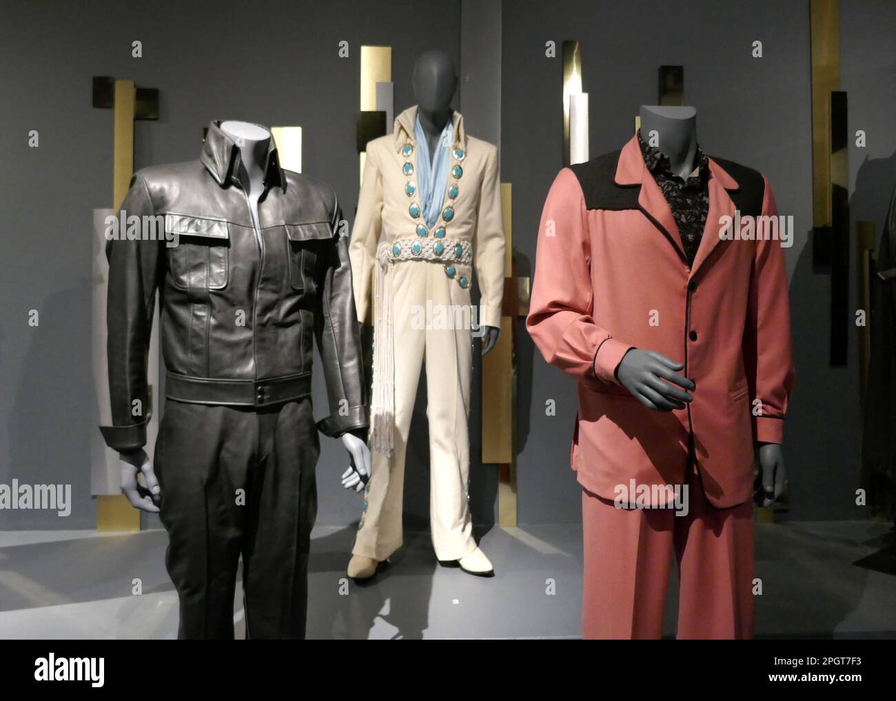 Los Angeles, California, USA 23rd March 2023 Elvis Costumes designed by ...